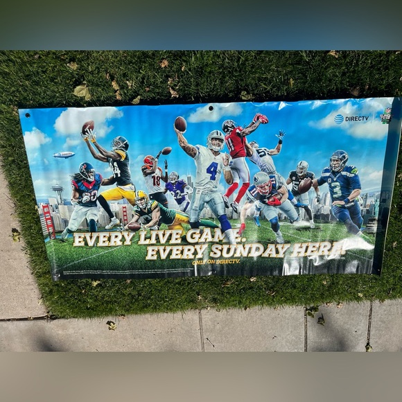 NFL | Wall Decor | Directv Nfl Sunday Ticket Banner | Poshmark